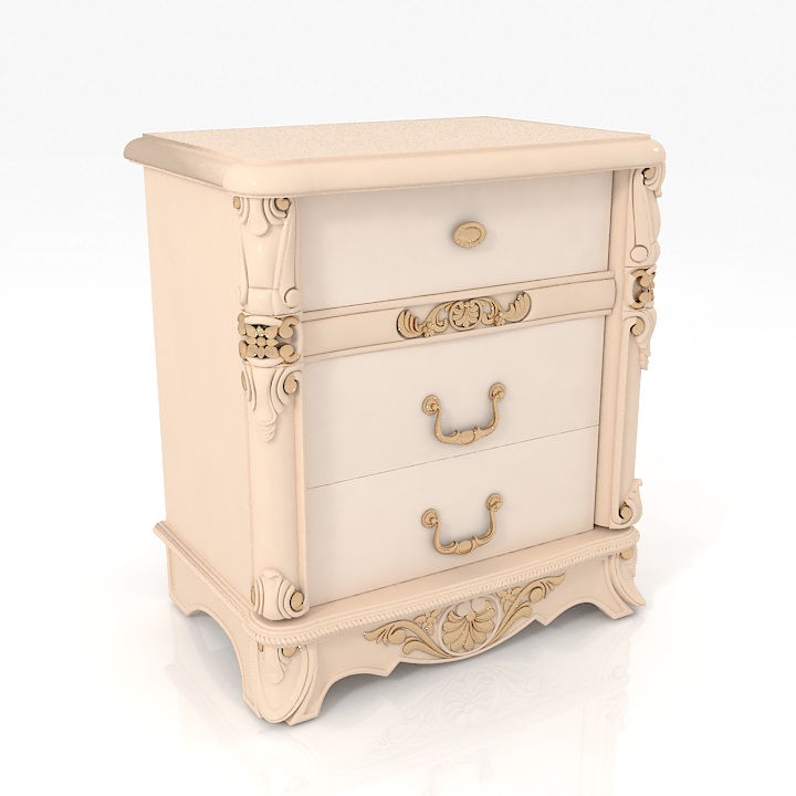 Beds, Nightstands, Bedside Tables Free 3D Models Category Page 1