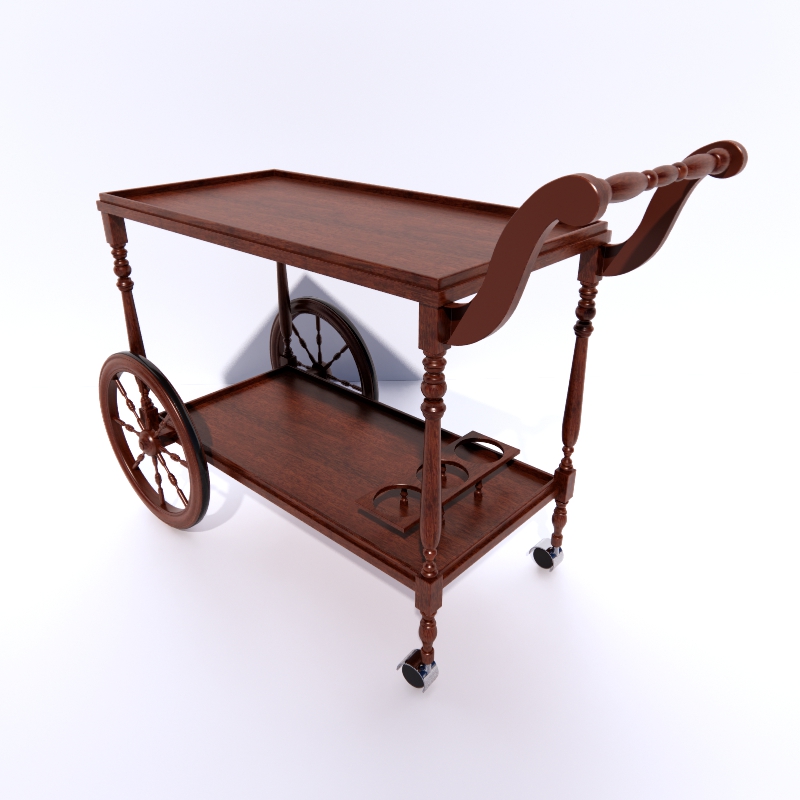 Serving Table Mirandola m1078 free 3D model - .gsm .obj .3ds .max #b128a89c