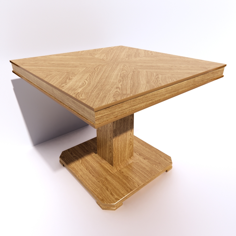 Table Quad 900 free 3D model - .gsm .obj .3ds .max #49dcdafb
