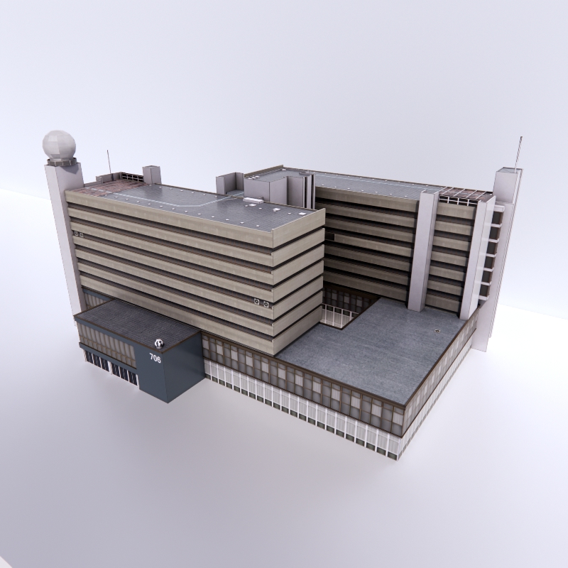 Office Building free 3D model - .gsm .obj .3ds .max #6a3d98fc