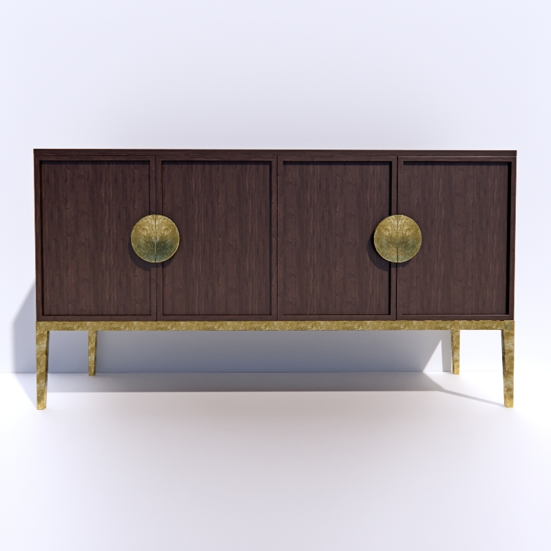 Bernhardt Jet Set Sidboard Commode free 3D model - .gsm .obj .3ds .max ...
