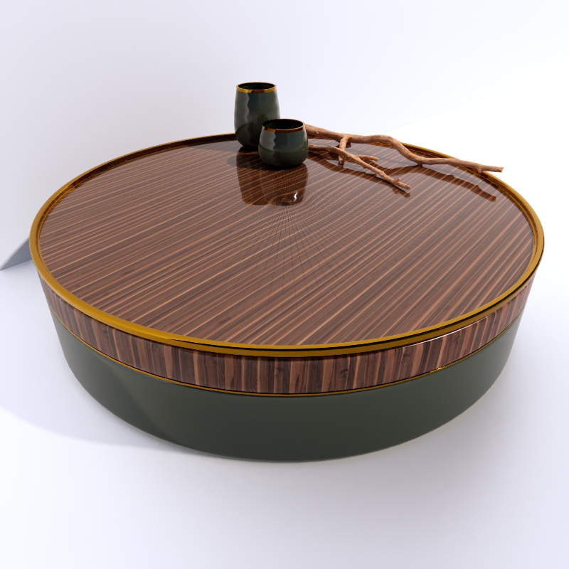 Coffee Table And Decor free 3D model - .gsm .obj .3ds .max #7e67f9b1