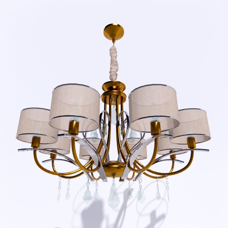 Chandelier Classic free 3D model - .gsm .obj .3ds .max #970fd977