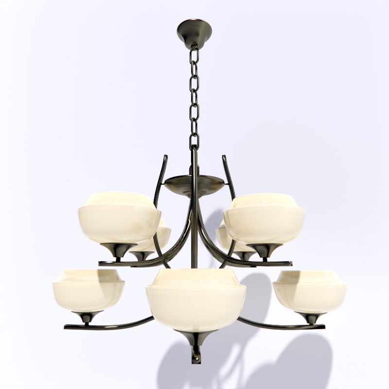 Ch Chandelier free 3D model - .gsm .obj .3ds .max #f82ba912