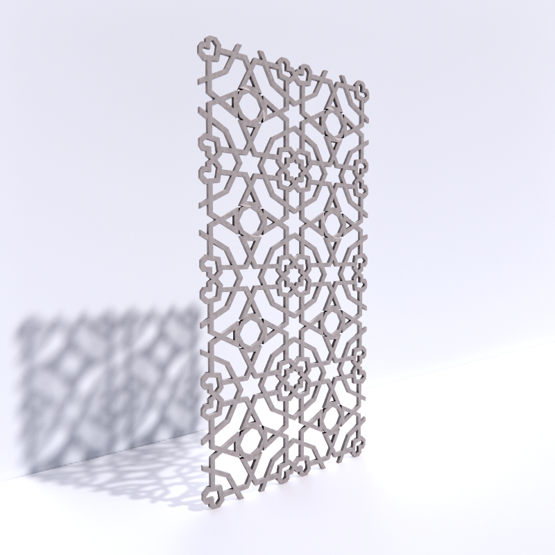 Decorative Wall Pattern free 3D model - .gsm .obj .3ds .max #4d29b30f