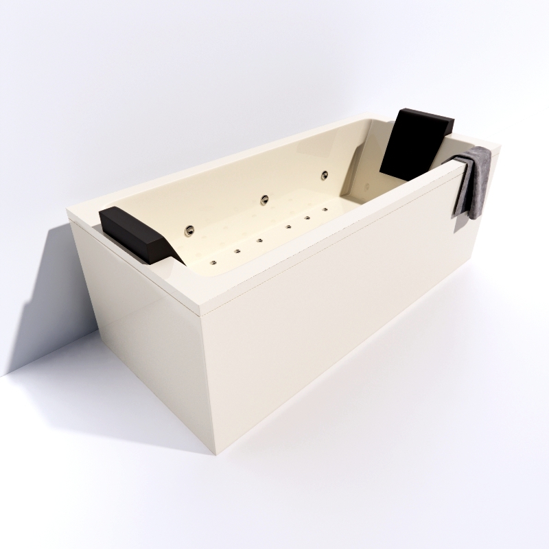 Design Paolo Parea Quadra Bath free 3D model - .gsm .obj .3ds .max ...