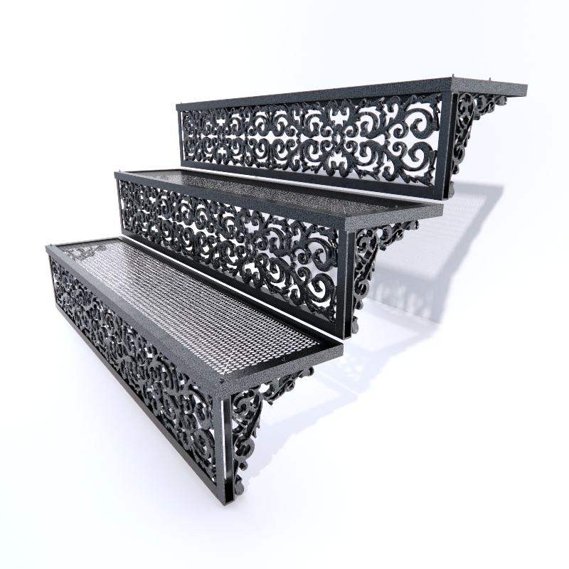 Stair Step free 3D model - .gsm .obj .3ds .max #b11c45d7