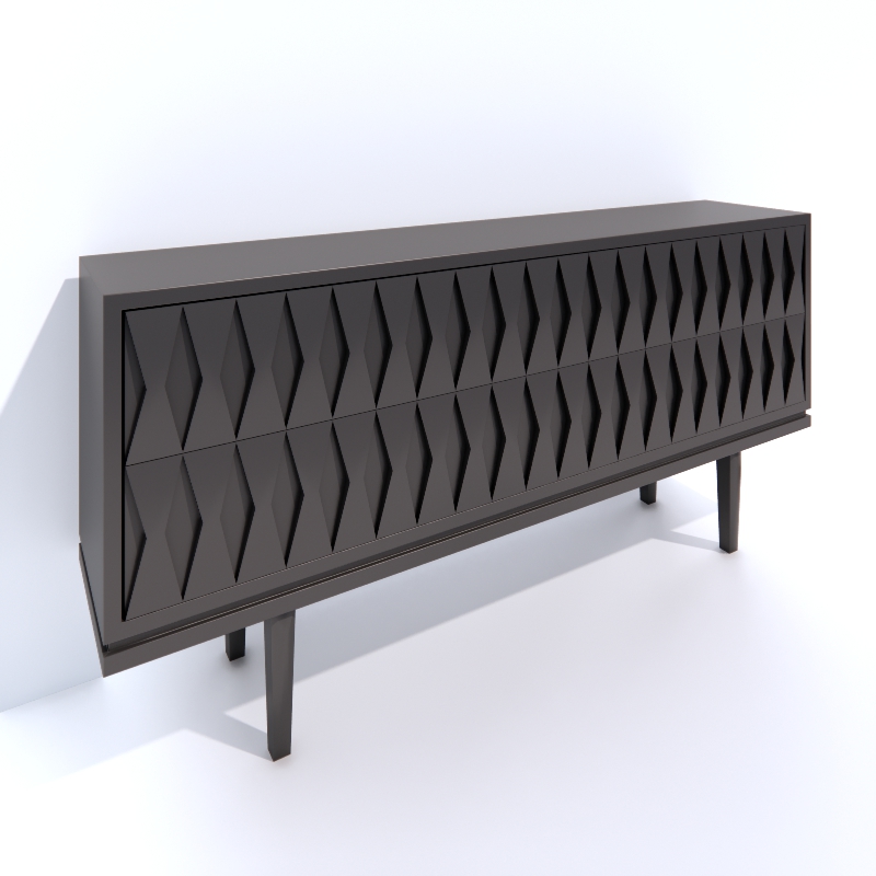Gillian Sideboard Commode free 3D model - .gsm .obj .3ds .max #0c2ae76e