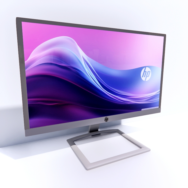 Hp 22es Monitor free 3D model - .gsm .obj .3ds .max #19dda6d4