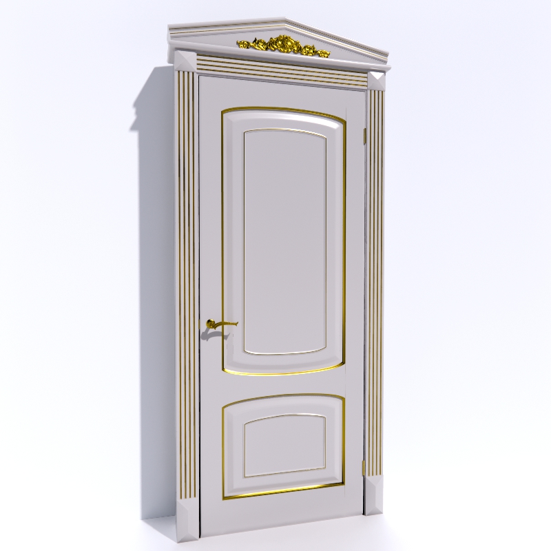 Imperial-5 Interior Door free 3D model - .gsm .obj .3ds .max #7a2fc671