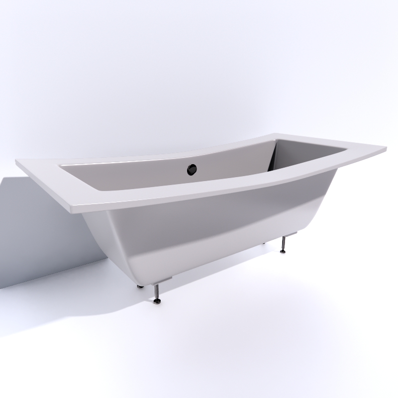 Astra-Form-Lotus Bath free 3D model — "Astra-Form" - Bathe Set - free3D.io